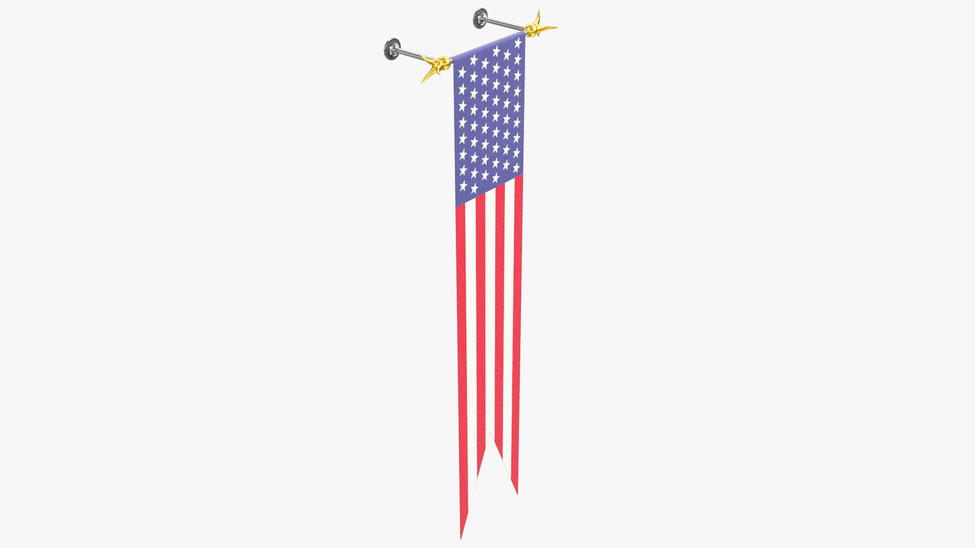 3D Model American Flag V1 - TurboSquid 1876319