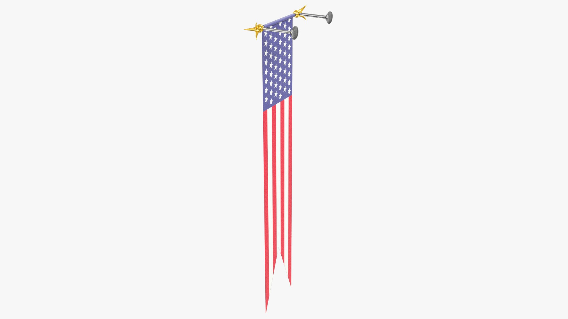 3D Model American Flag V1 - TurboSquid 1876319