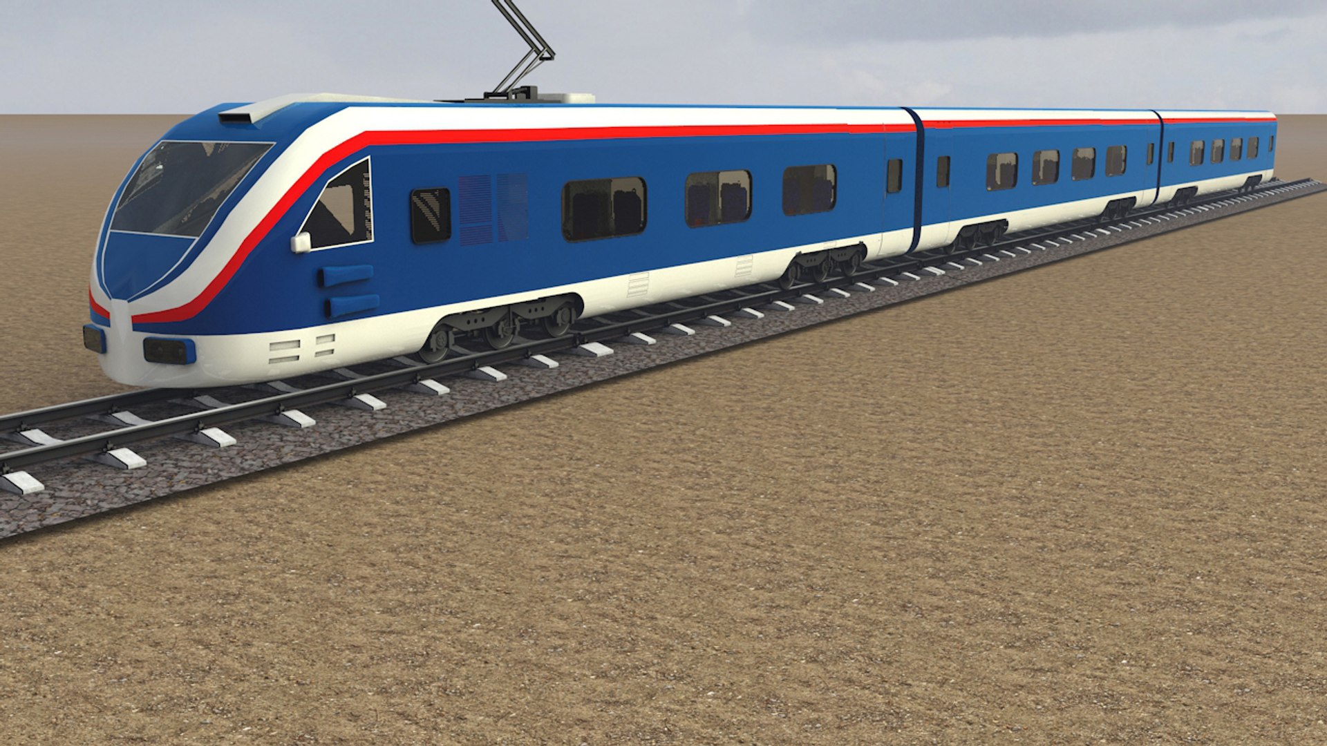 3D Fast Train Model - TurboSquid 1570349