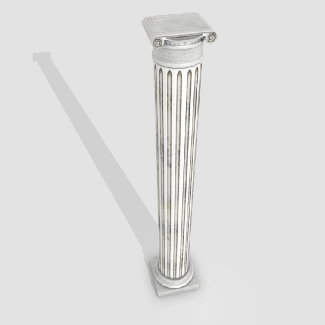 3d Model Pillars Ancient