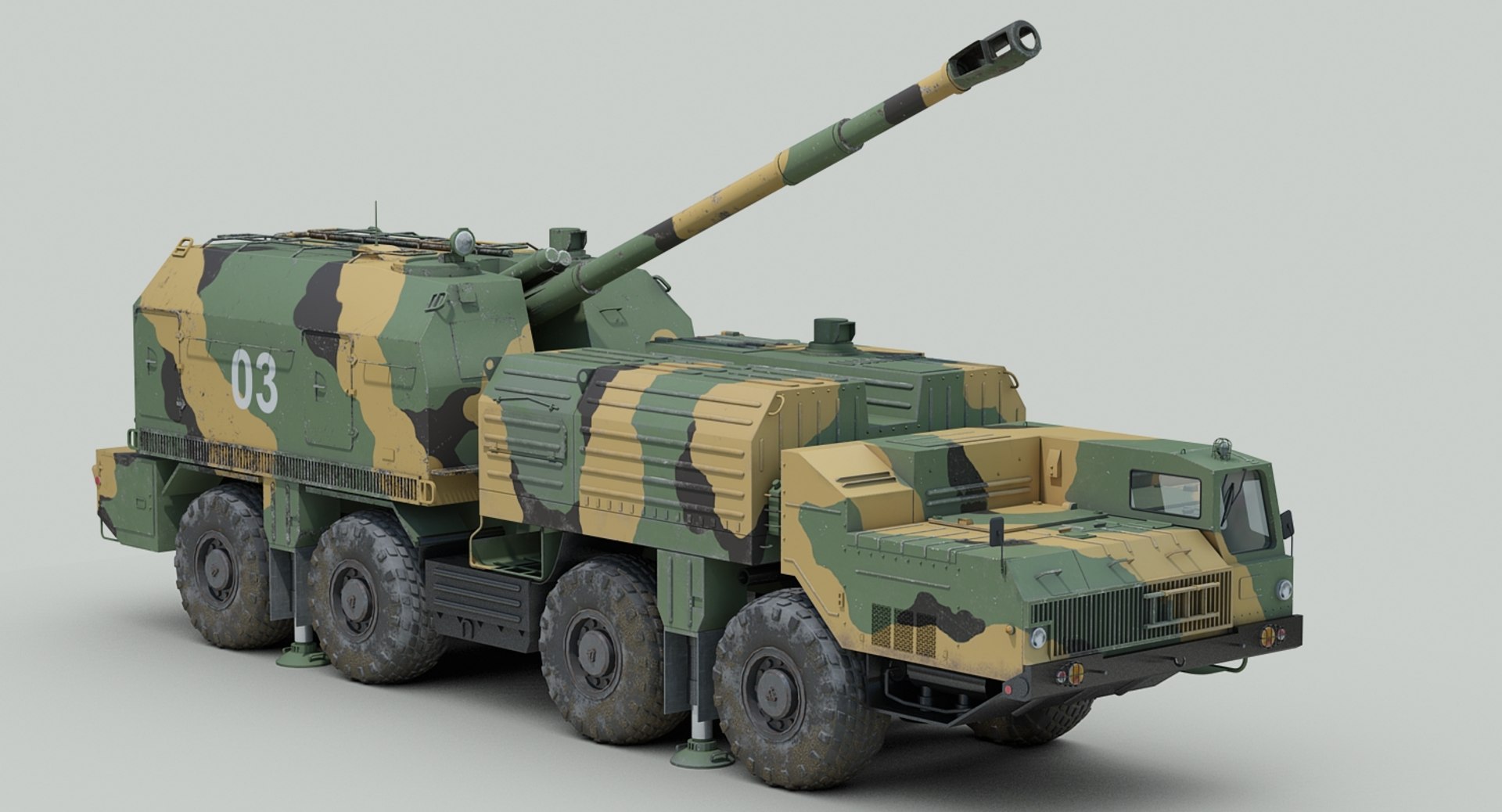 3D Model Russian A222 Bereg Coastal | 1143154 | TurboSquid