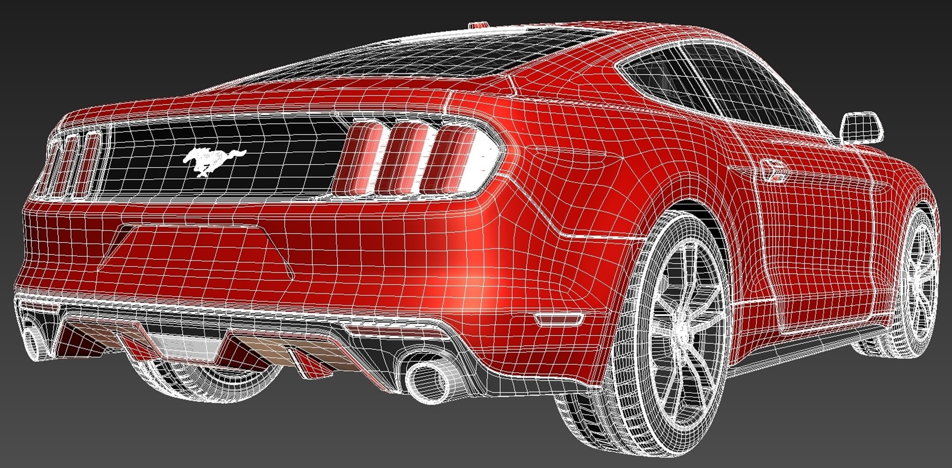 3D Ford Mustang EcoBoost 2015 Model - TurboSquid 2224183