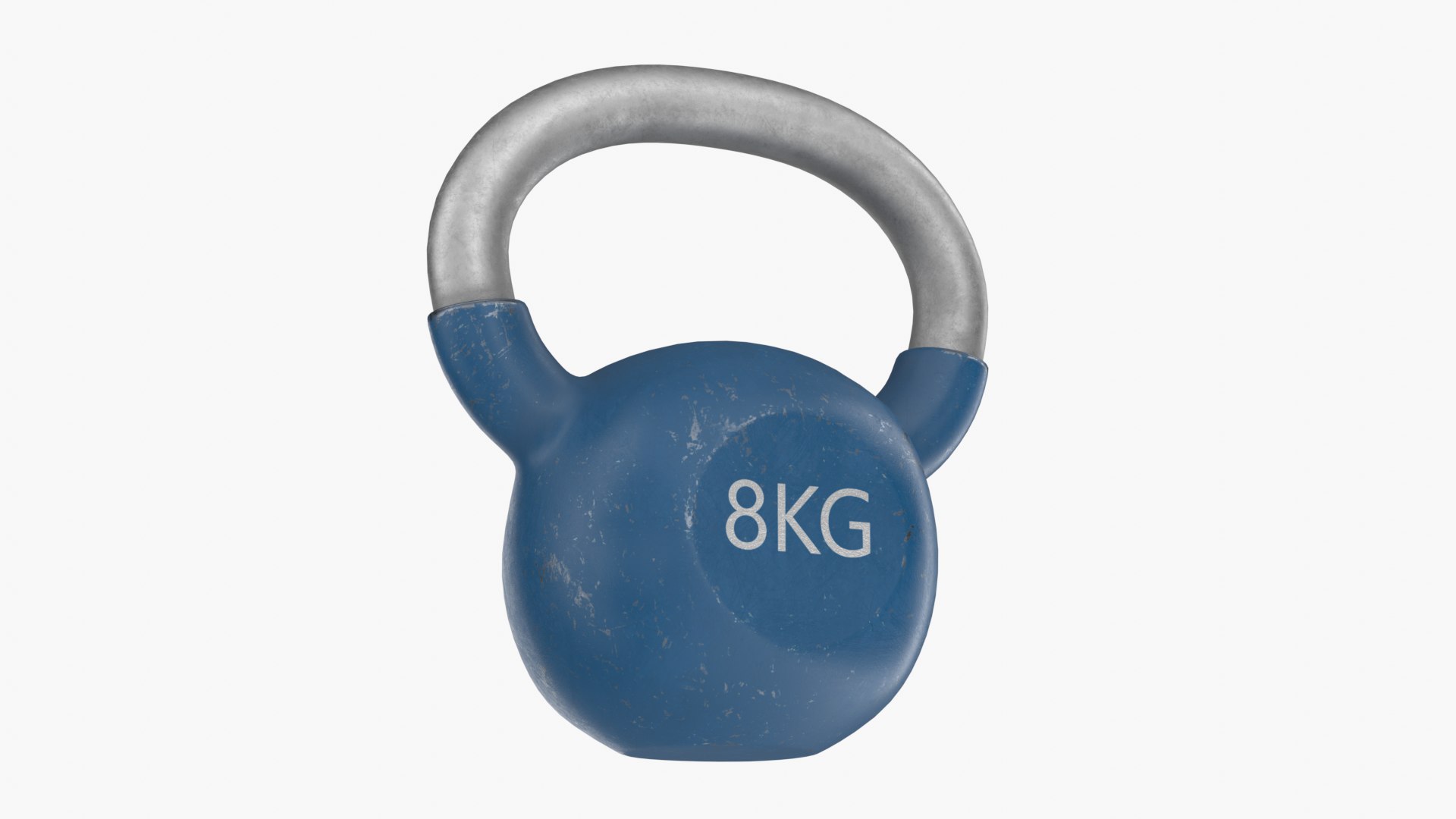 3D Kettlebell 8KG Model - TurboSquid 2237466