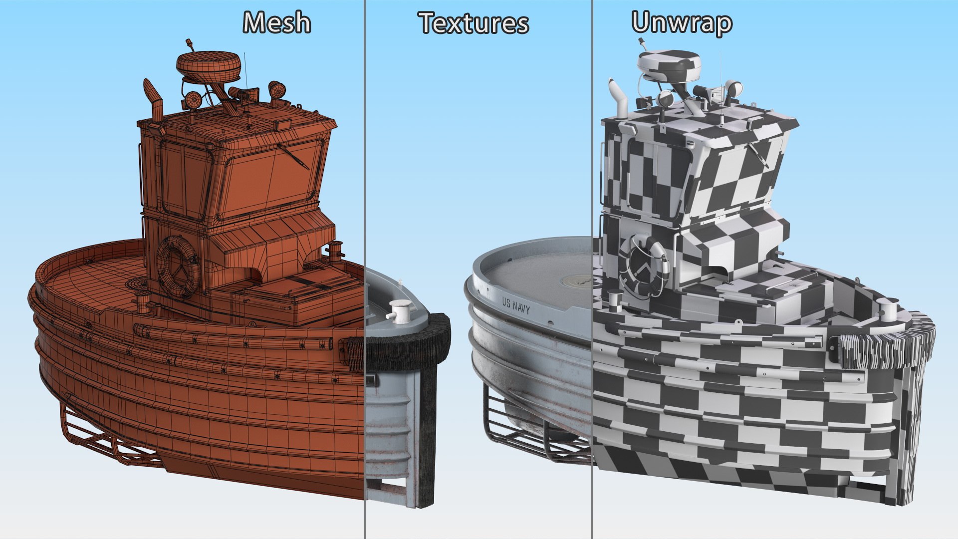 3D Boomin Beaver US NAVY Boat - TurboSquid 2256289