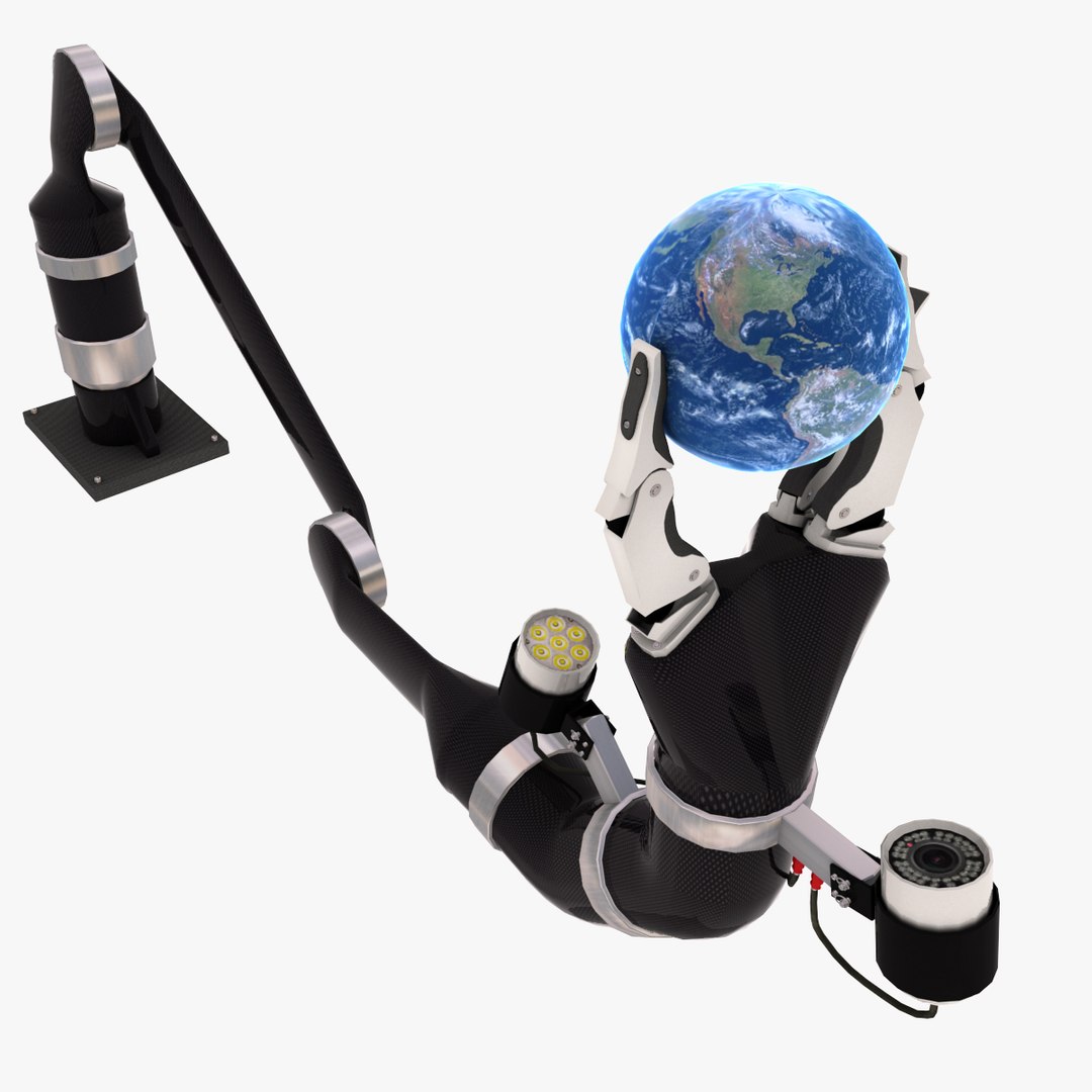 Remotely Robot Arm 3d Model