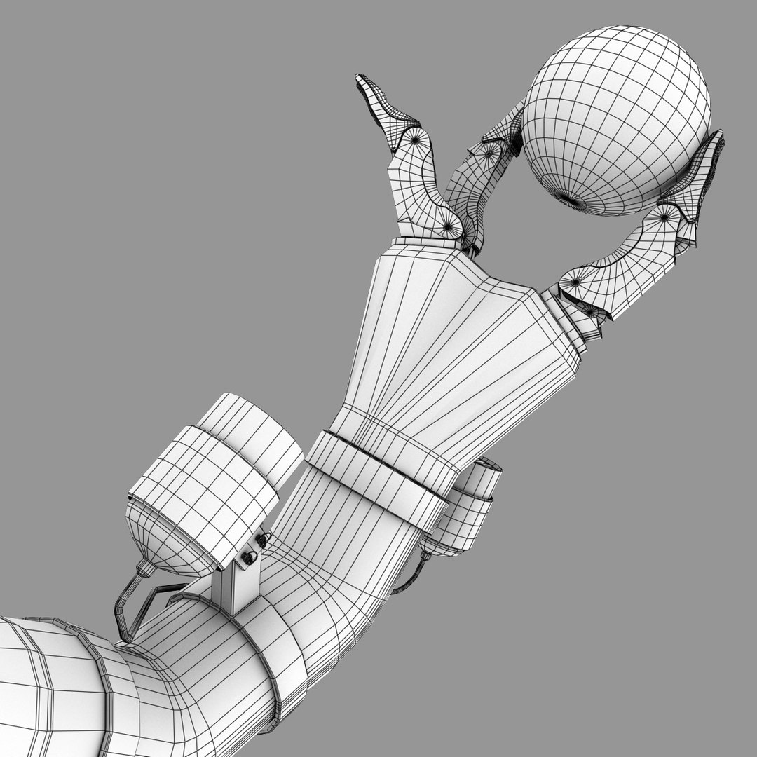 Remotely Robot Arm 3d Model