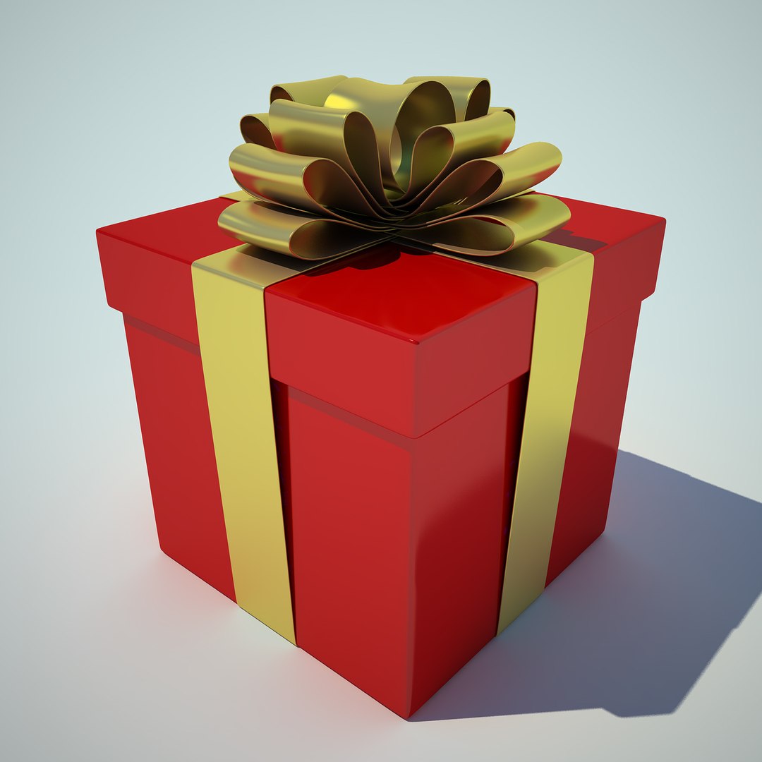 3d model gift box