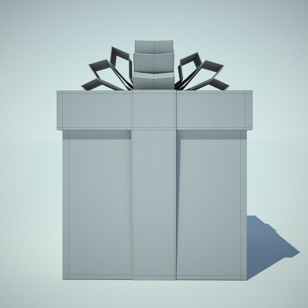 3d model gift box