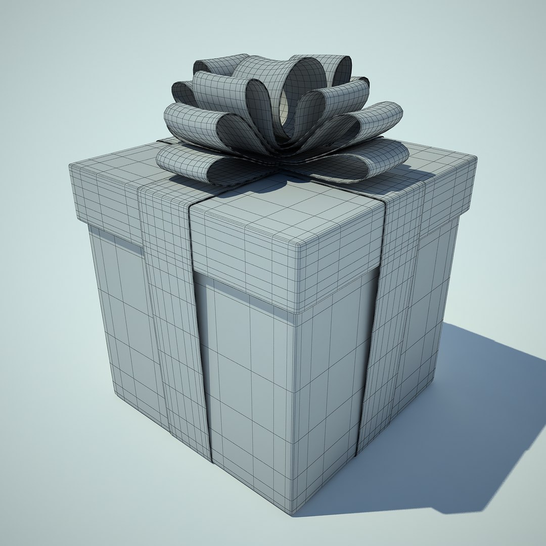 3d model gift box
