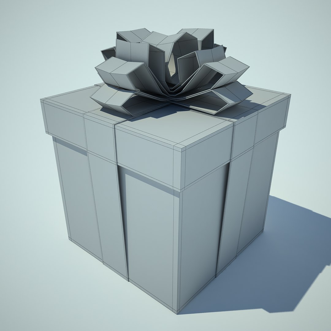 3d model gift box