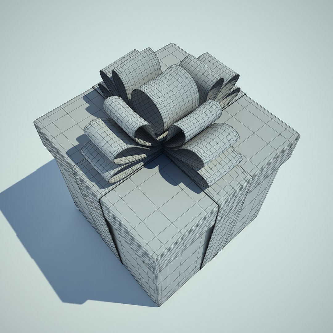 3d model gift box