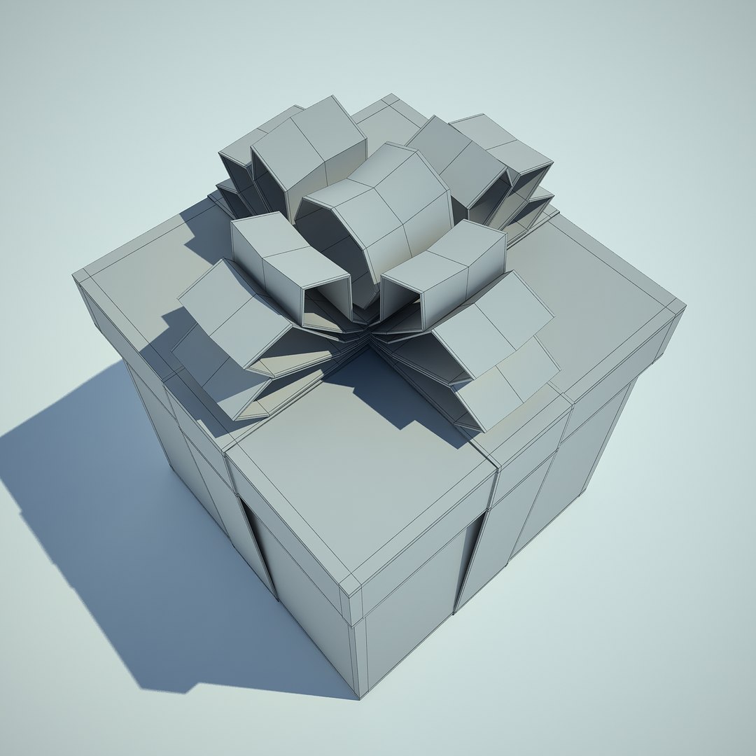 3d model gift box