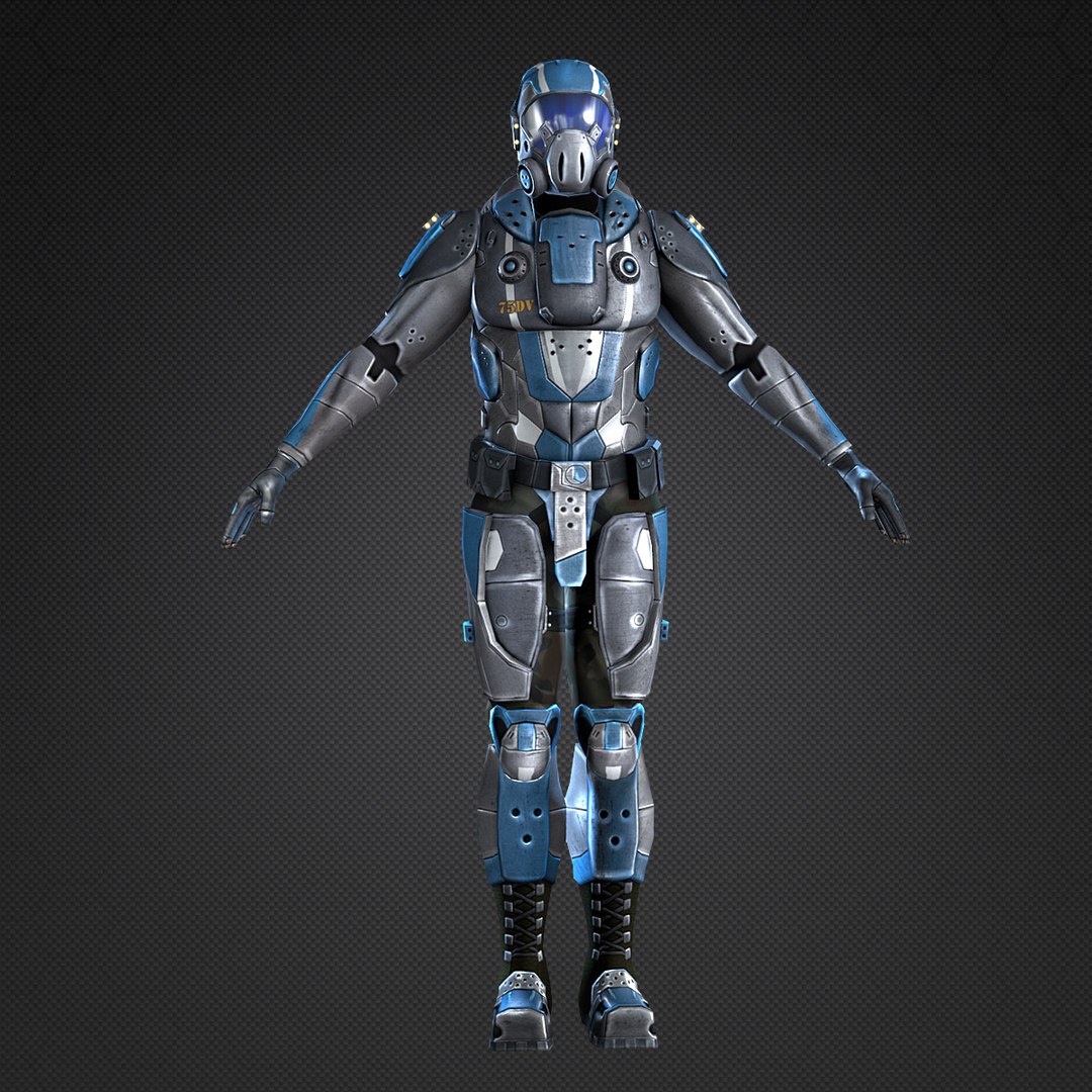 set sci-fi armor max