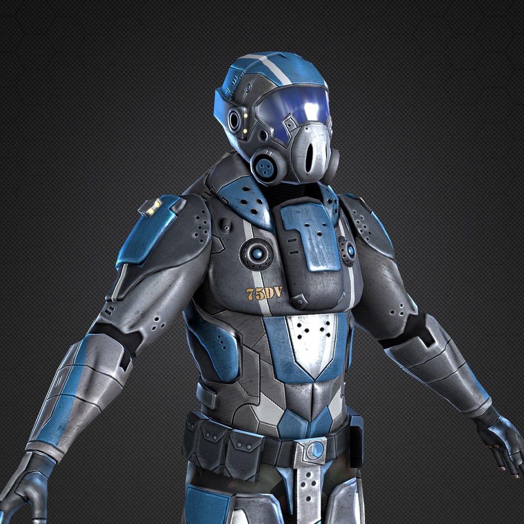 set sci-fi armor max
