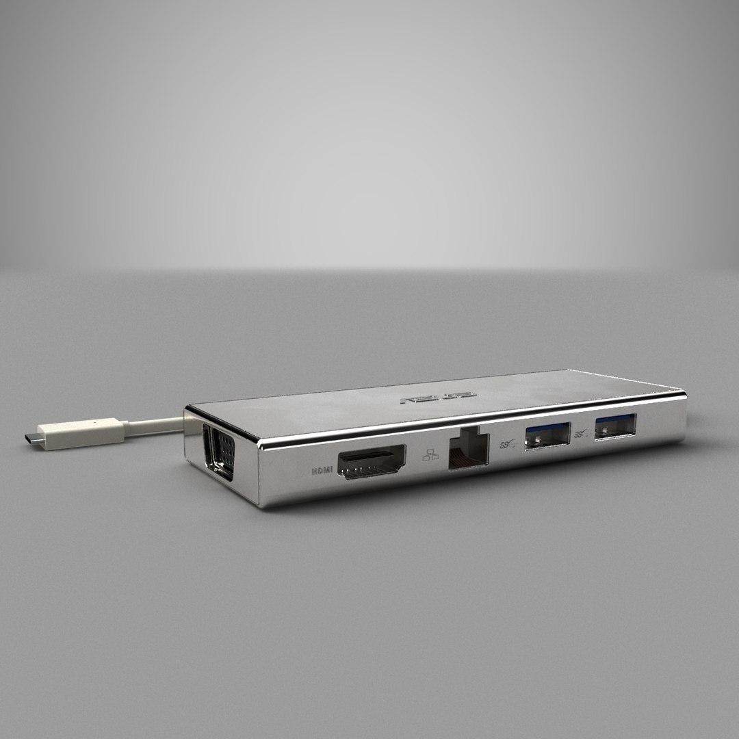 ASUS OS200 USB-C Dongle 3D Model - TurboSquid 2303511