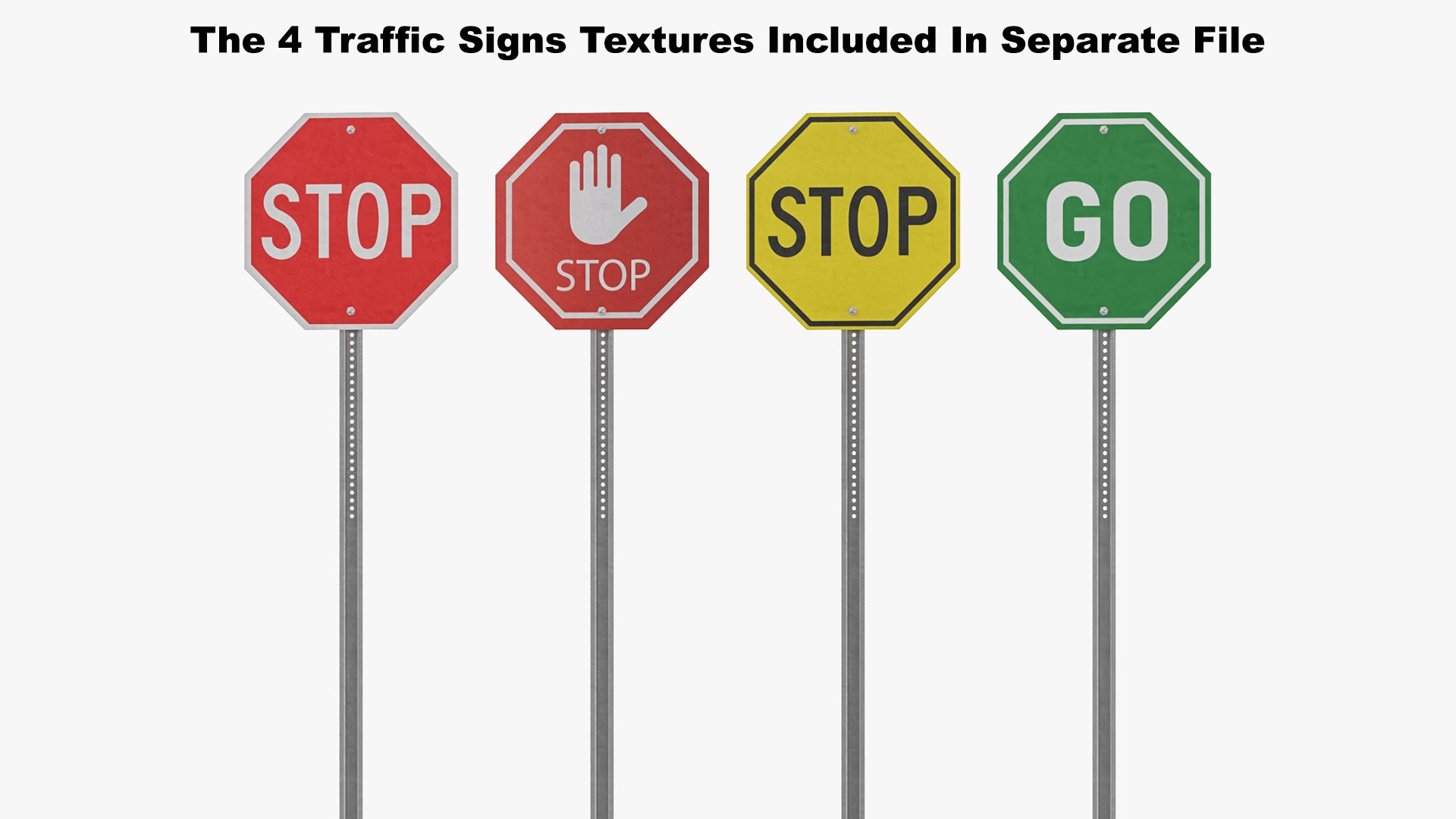 Traffic Sign 01 3D - TurboSquid 2044218