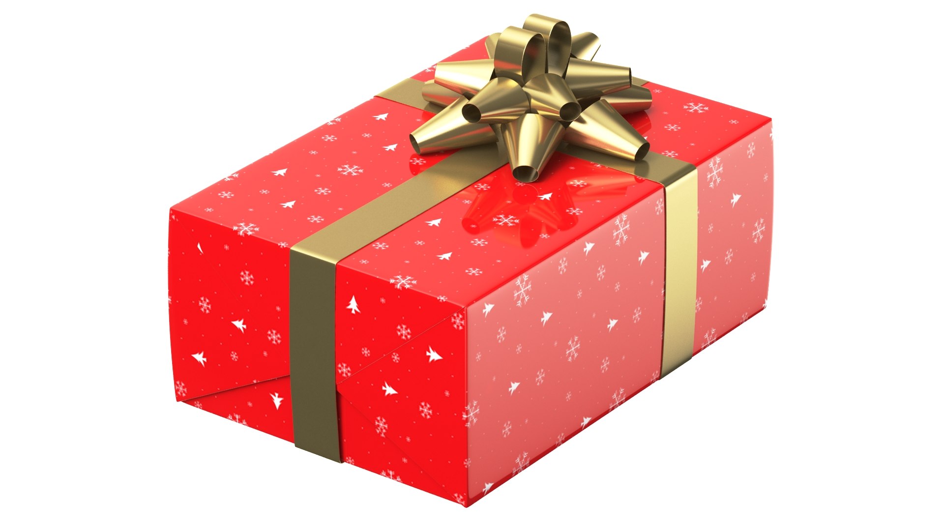 Detailed Gift Box 09 model - TurboSquid 2162867