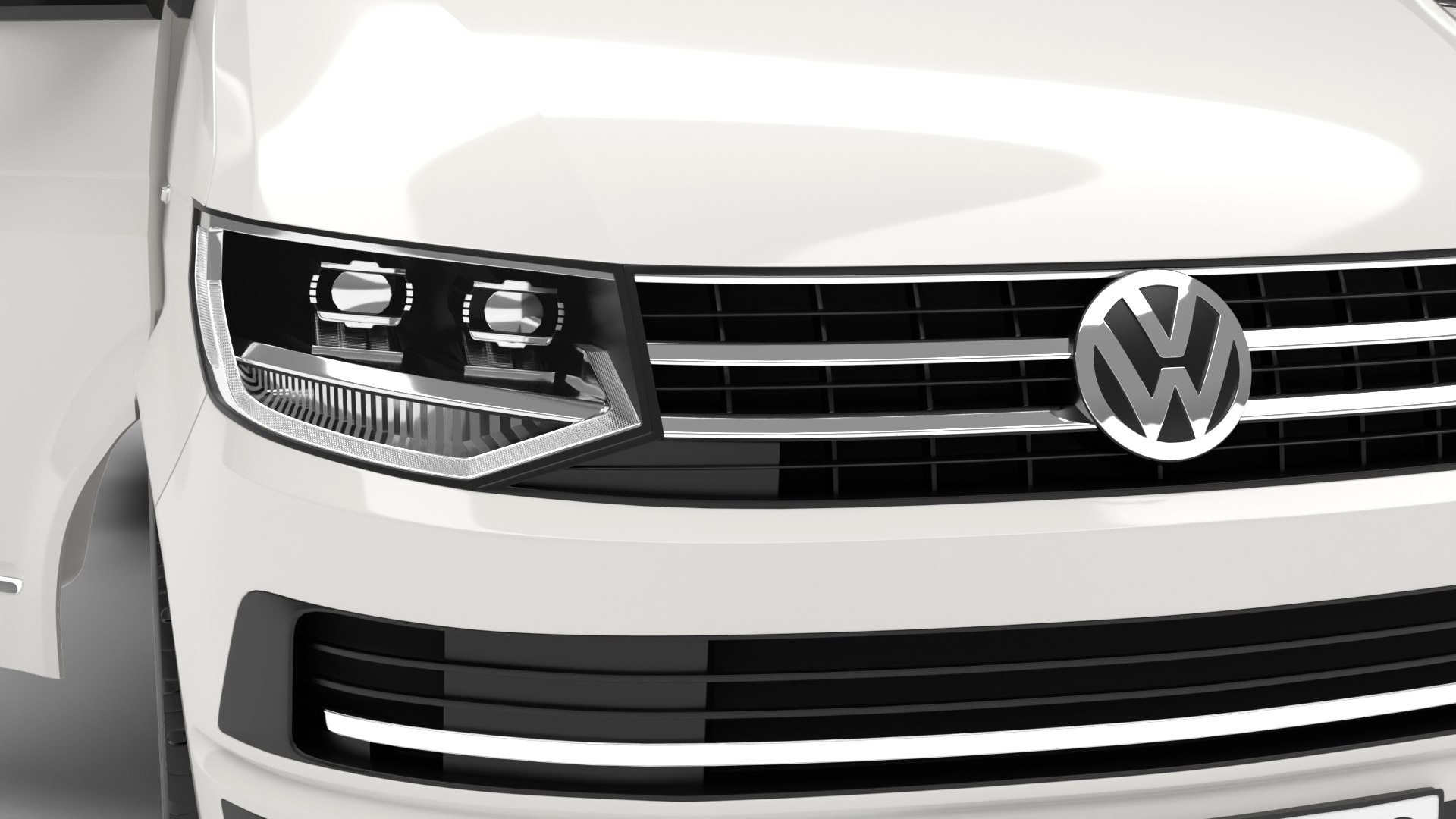 3D Model Volkswagen Tranporter T6 Multivan 2019 HQ 3d Model ...