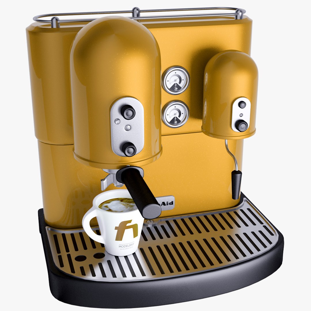 kitchen aid coffee machine 3d model