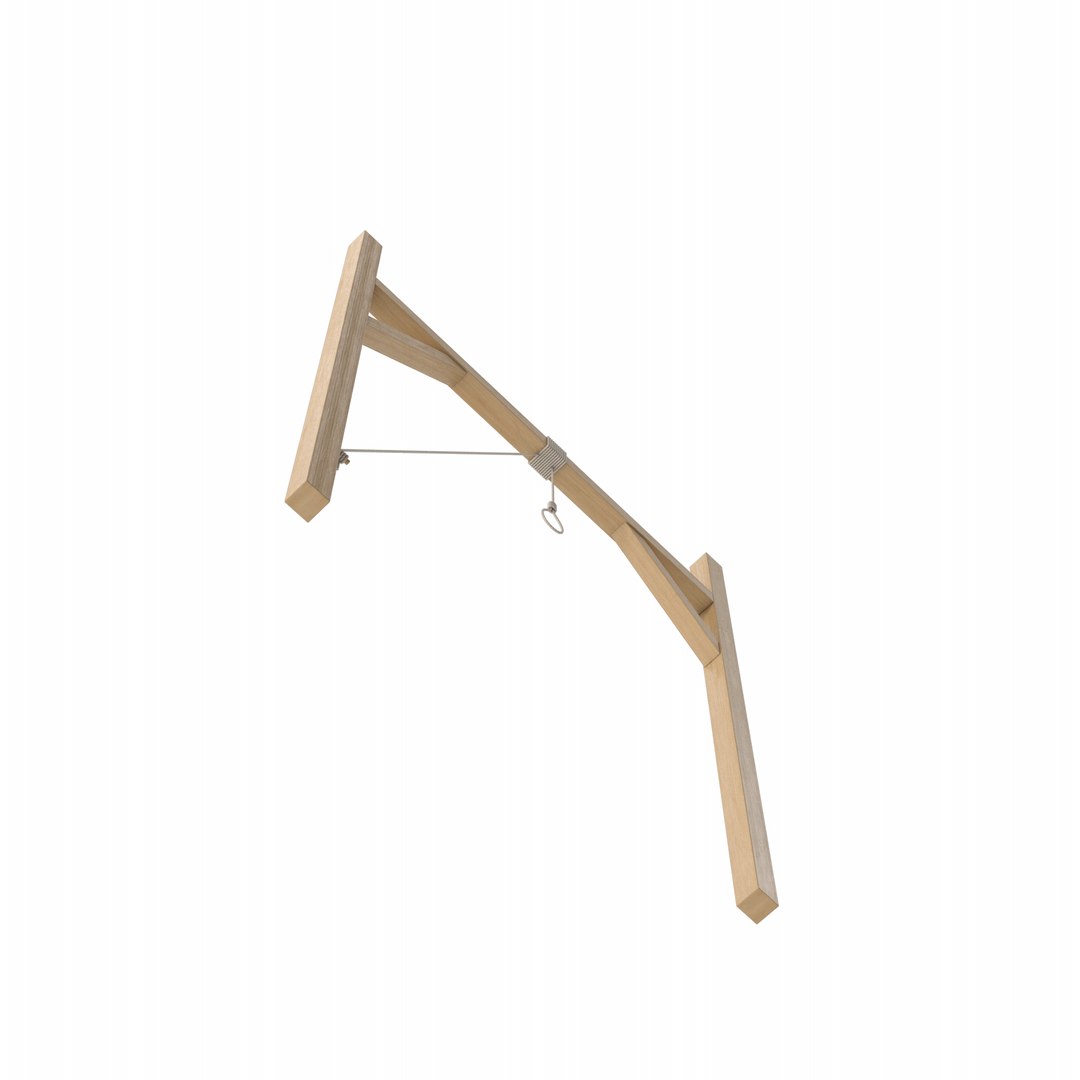 Wild West Wooden Gallows 3D - TurboSquid 2307972
