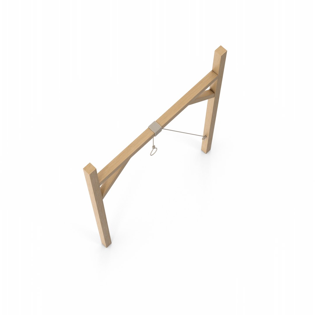 Wild West Wooden Gallows 3D - TurboSquid 2307972