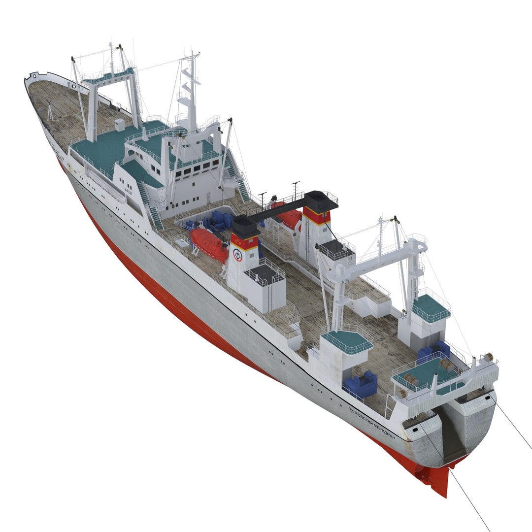 Large Trawler Project 1288 3D - TurboSquid 1337855