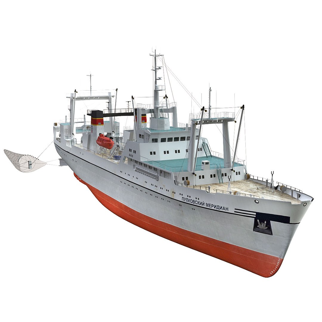 Large Trawler Project 1288 3D - TurboSquid 1337855