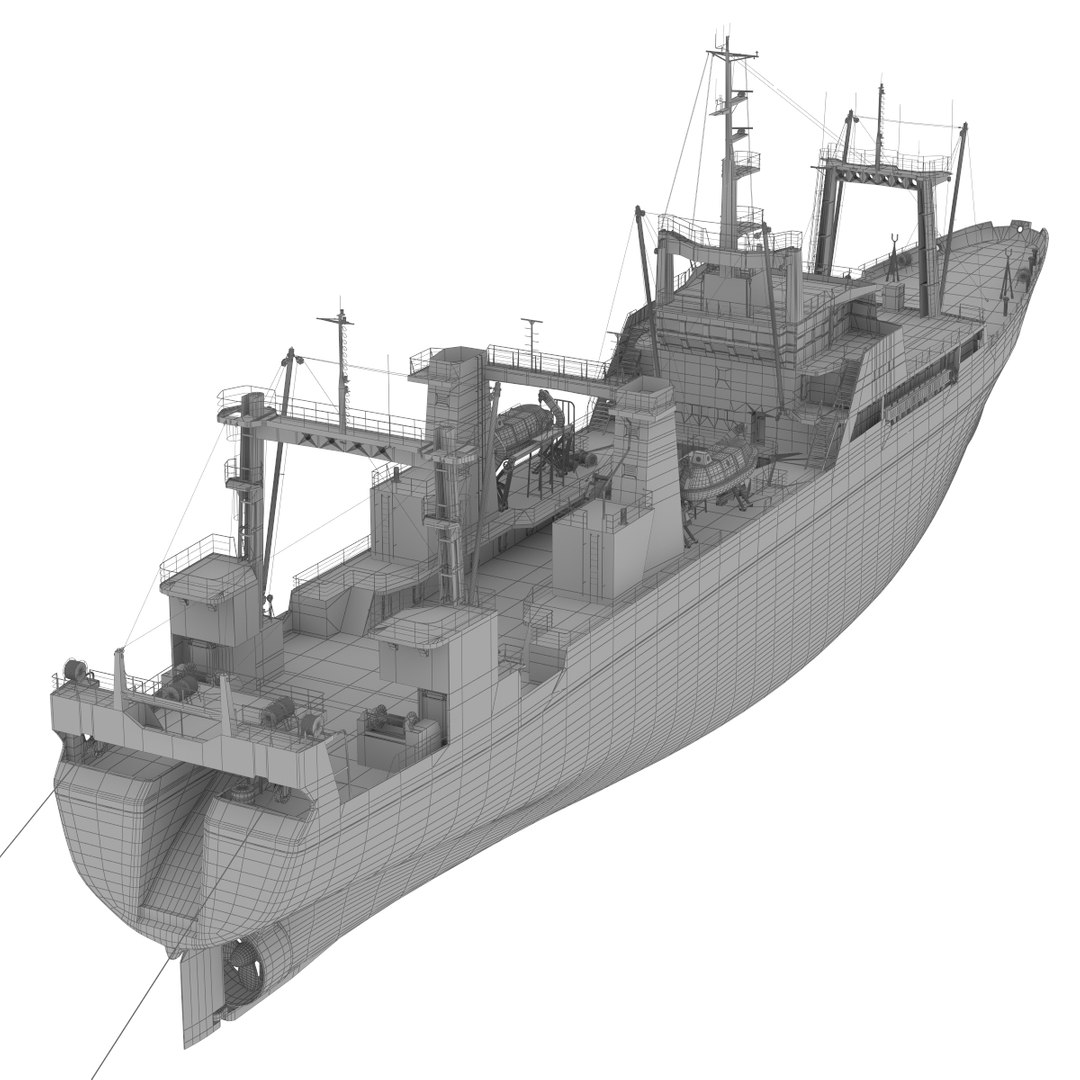 Large Trawler Project 1288 3D - TurboSquid 1337855