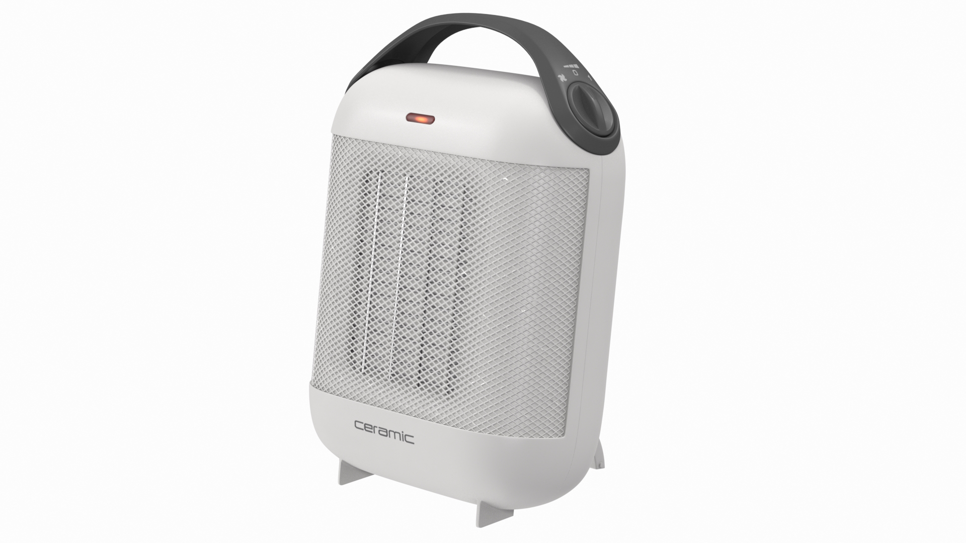 Portable Ceramic Heater White 3D Model - TurboSquid 1645899