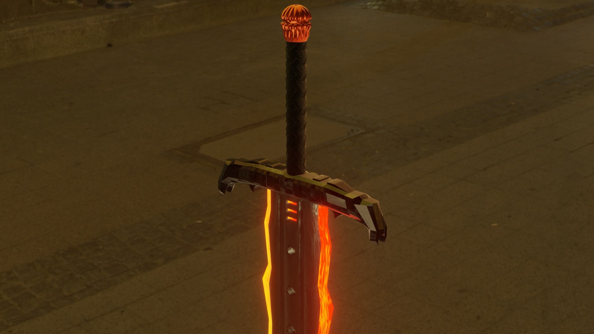 3D Cyberpunk Sword Model - TurboSquid 2171857