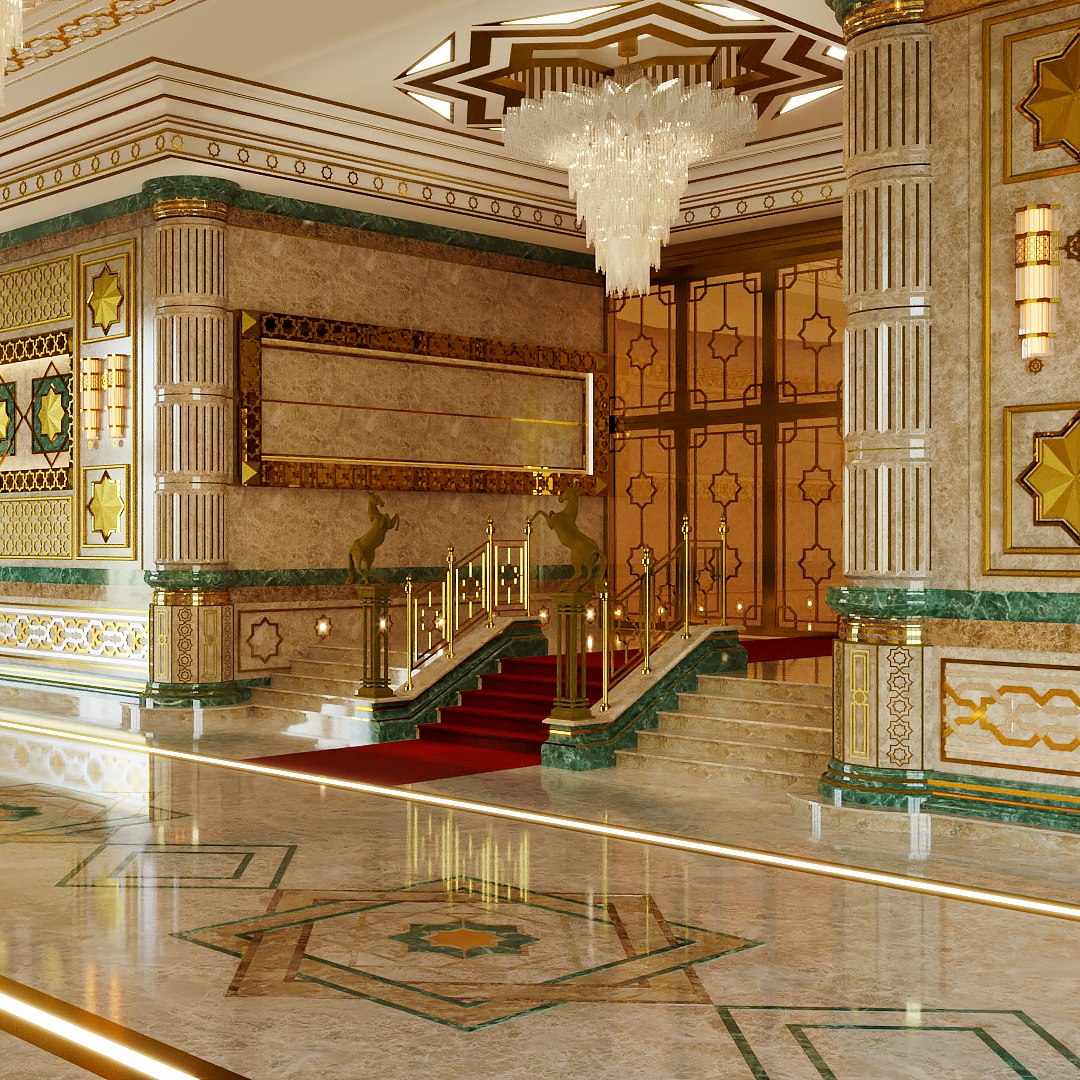 3D Hotel Entrance - TurboSquid 1622758
