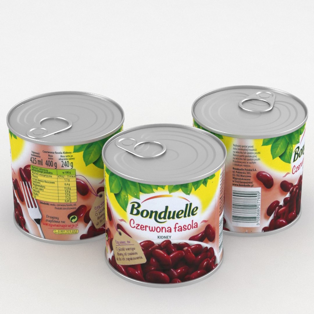 3D bonduelle red bean - TurboSquid 1231981