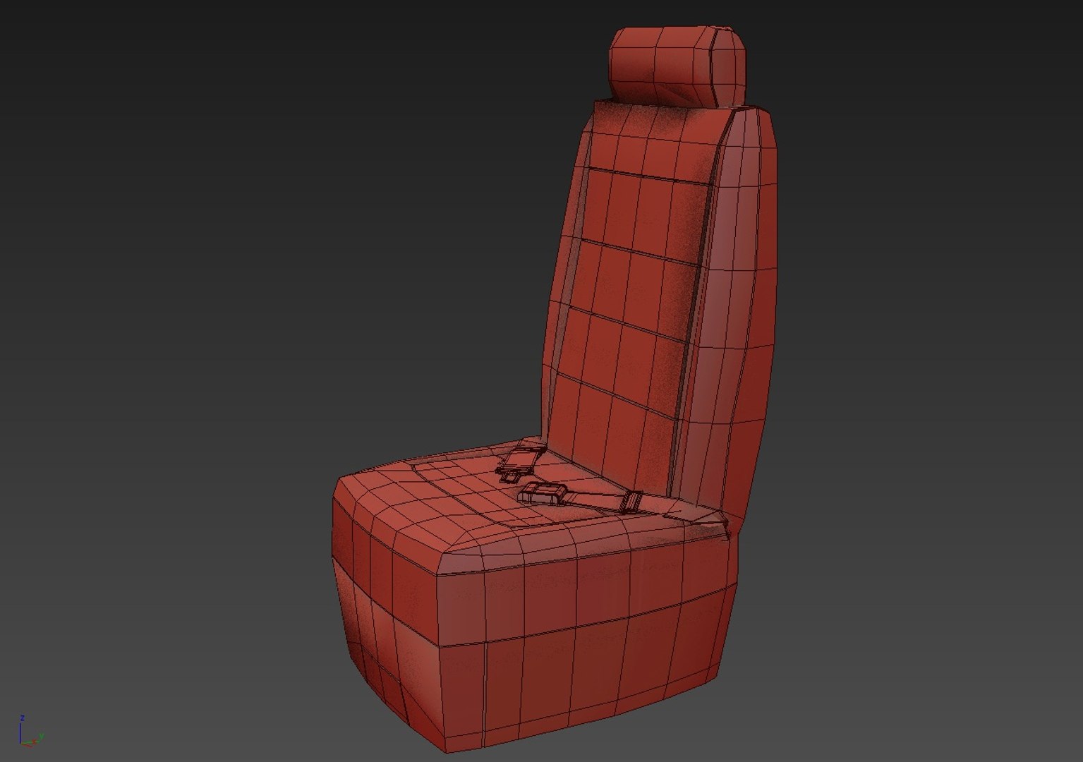 3D airplane seat model - TurboSquid 1659781