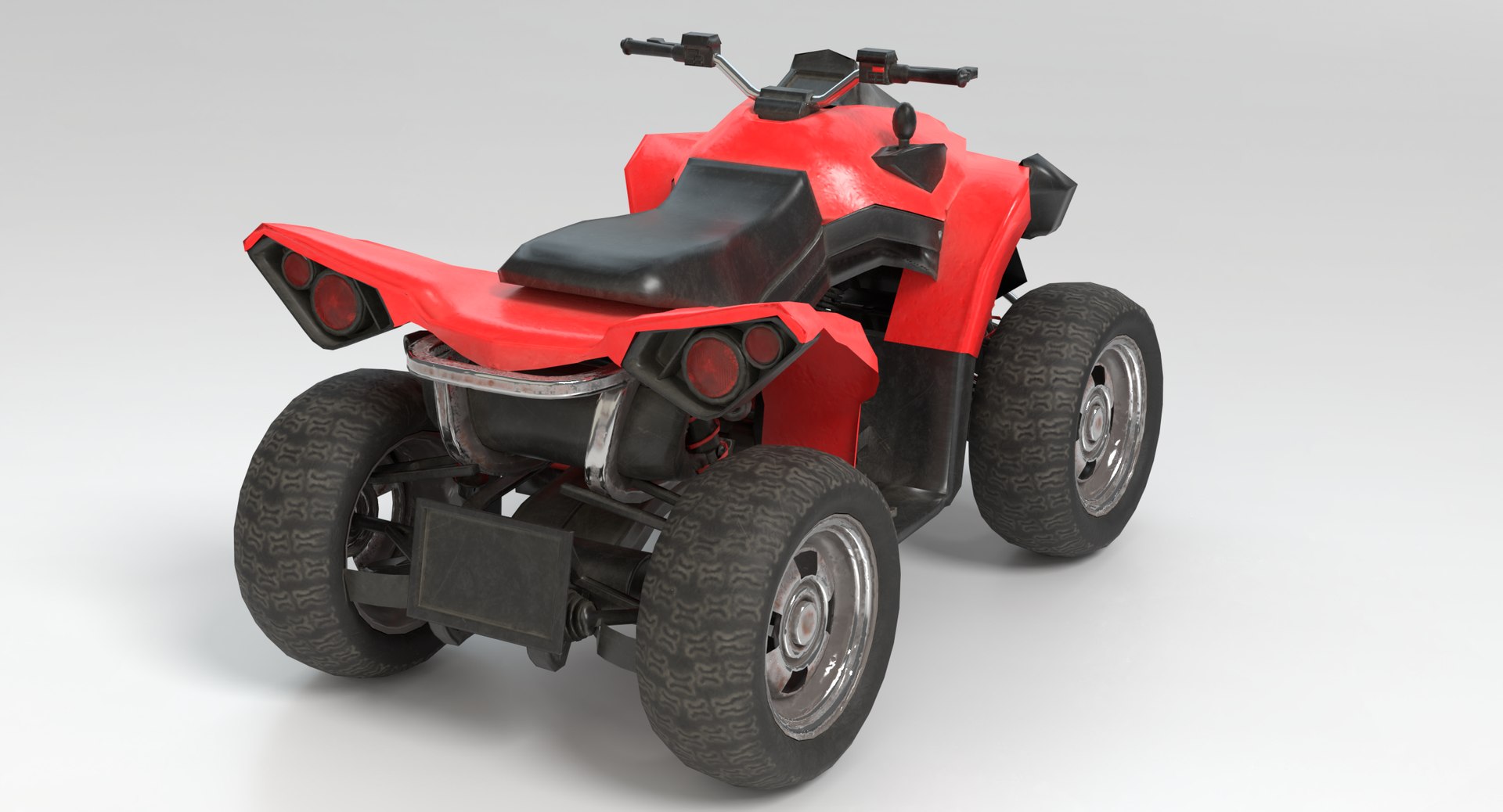 3D Model Real-time 4-wheeler - TurboSquid 1229127