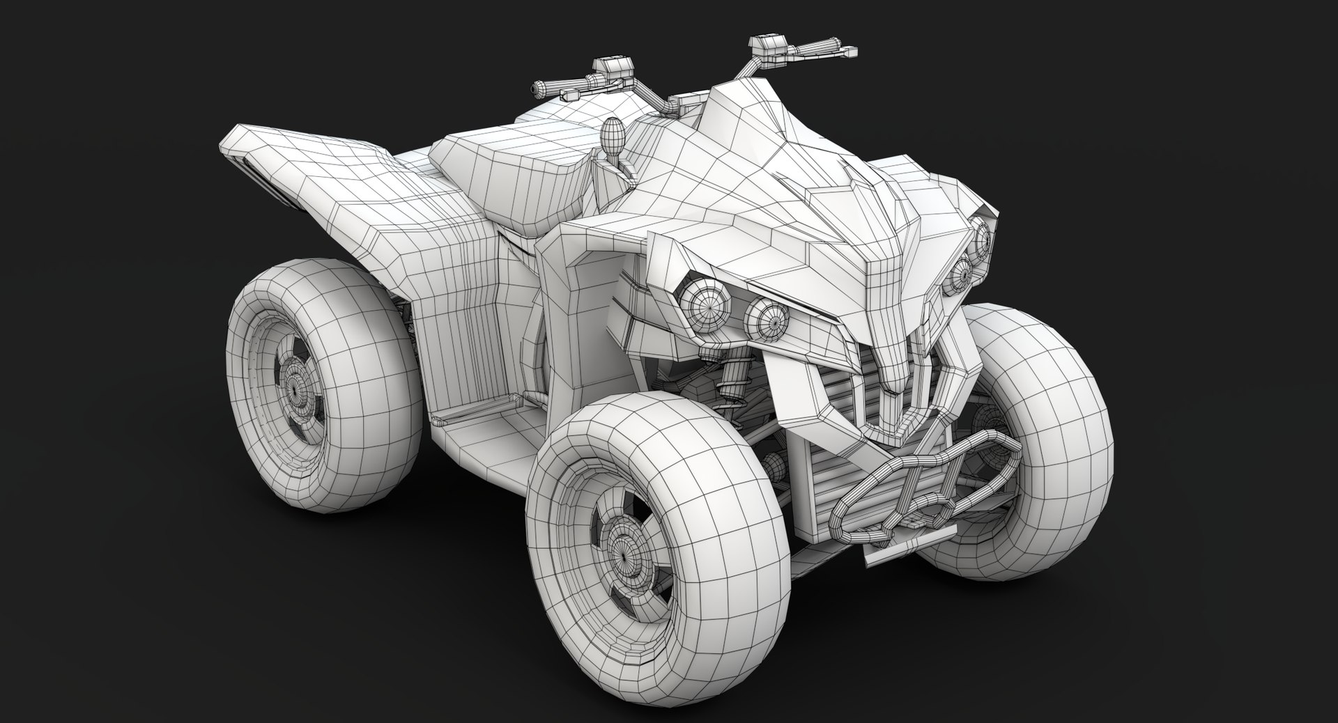 3D Model Real-time 4-wheeler - TurboSquid 1229127