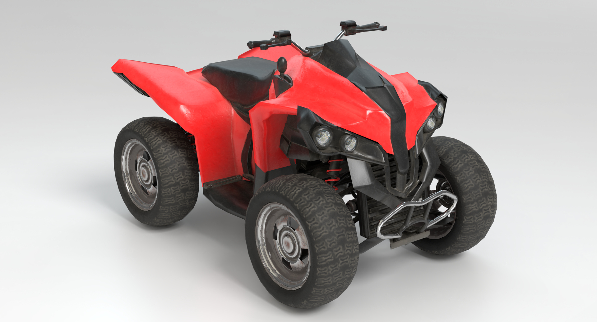 3D Model Real-time 4-wheeler - TurboSquid 1229127