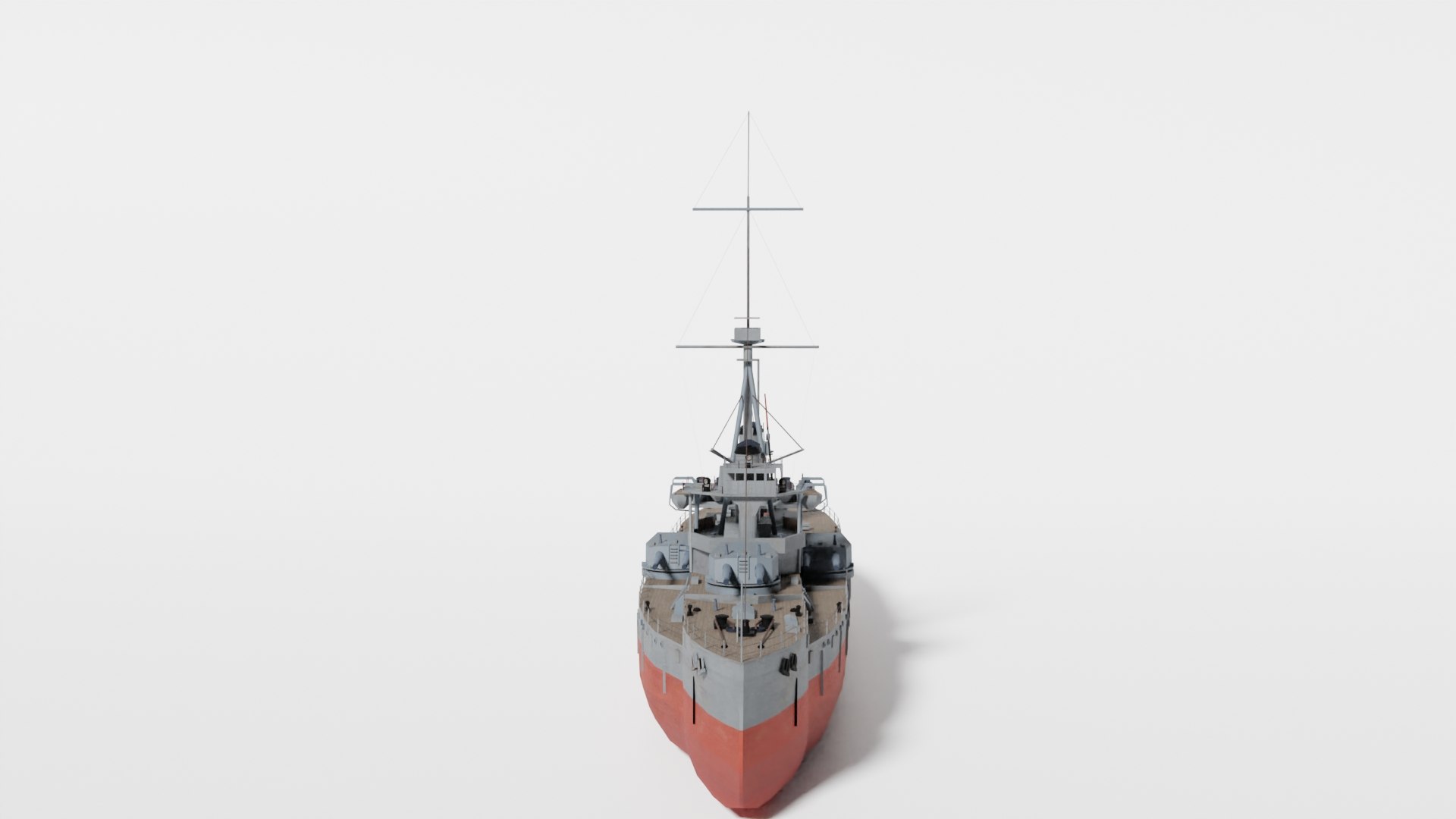 Historical Dreadnought Class Battleship 3D Model - TurboSquid 2040418
