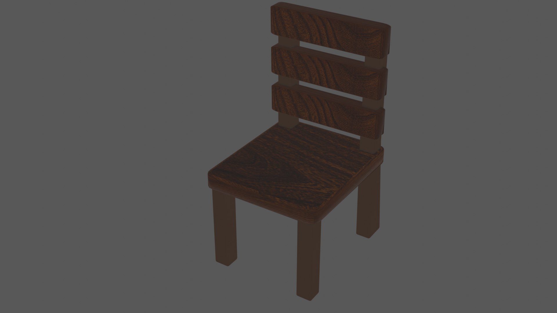 3D Wood Chair Model - TurboSquid 2166093