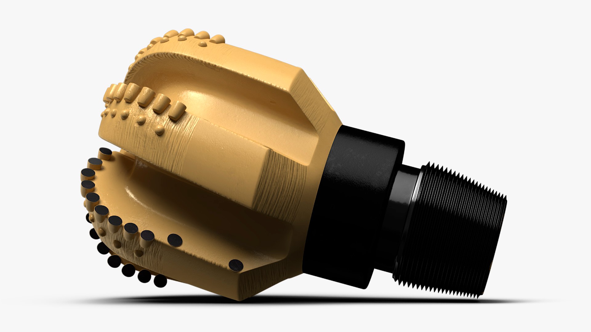 Drilling Rig Bit PDC Gold 3D - TurboSquid 2273092