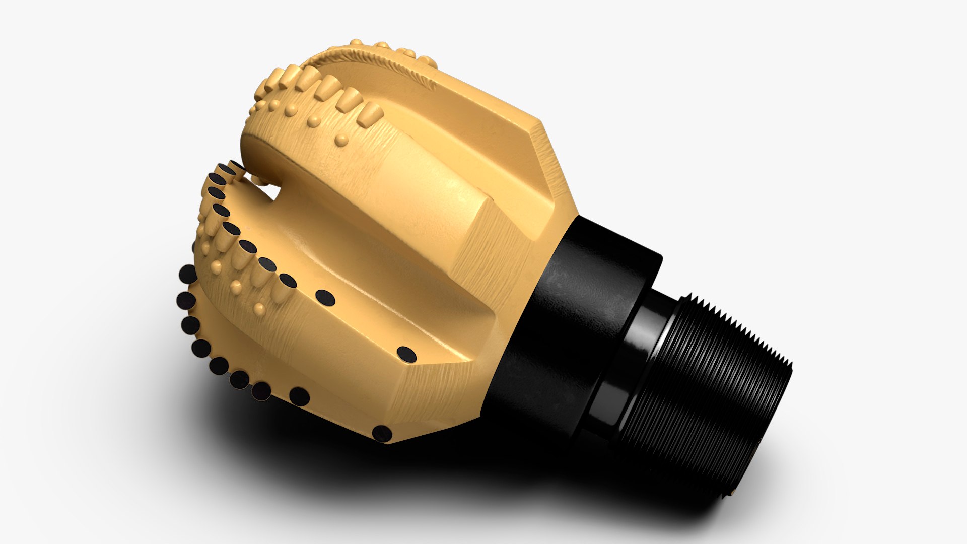 Drilling Rig Bit PDC Gold 3D - TurboSquid 2273092