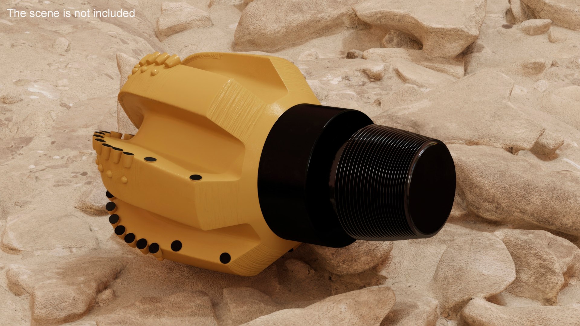 Drilling Rig Bit PDC Gold 3D - TurboSquid 2273092