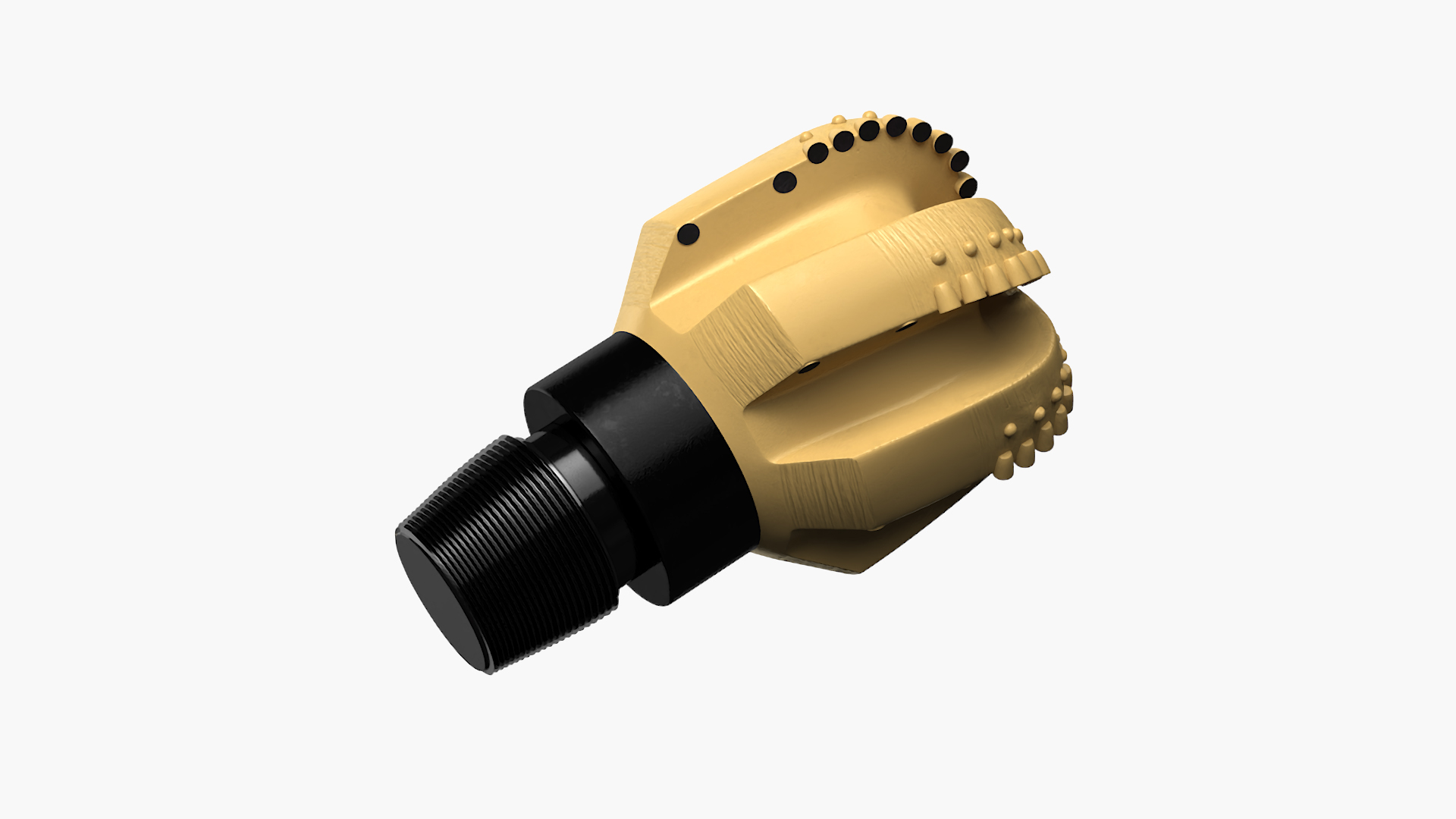 Drilling Rig Bit PDC Gold 3D - TurboSquid 2273092