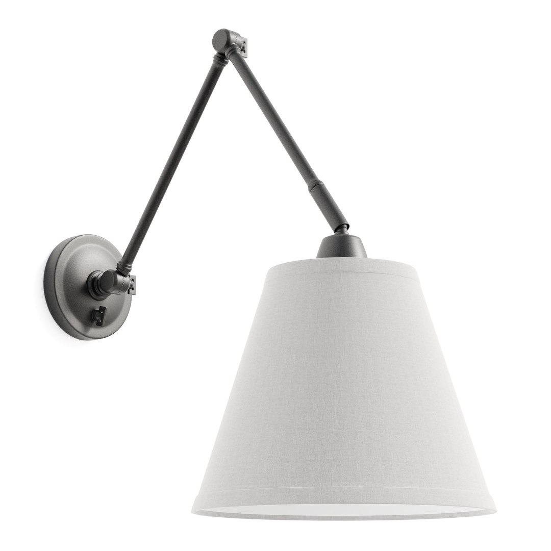 modelo 3d First Edition Adjustable Arm Reading Wall Lamp - TurboSquid ...