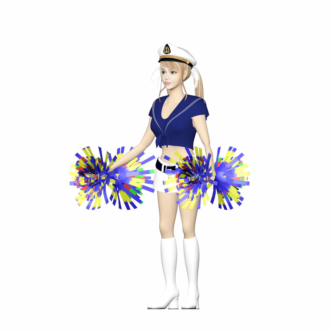 3D Style Cheerleading Girl - TurboSquid 1399724