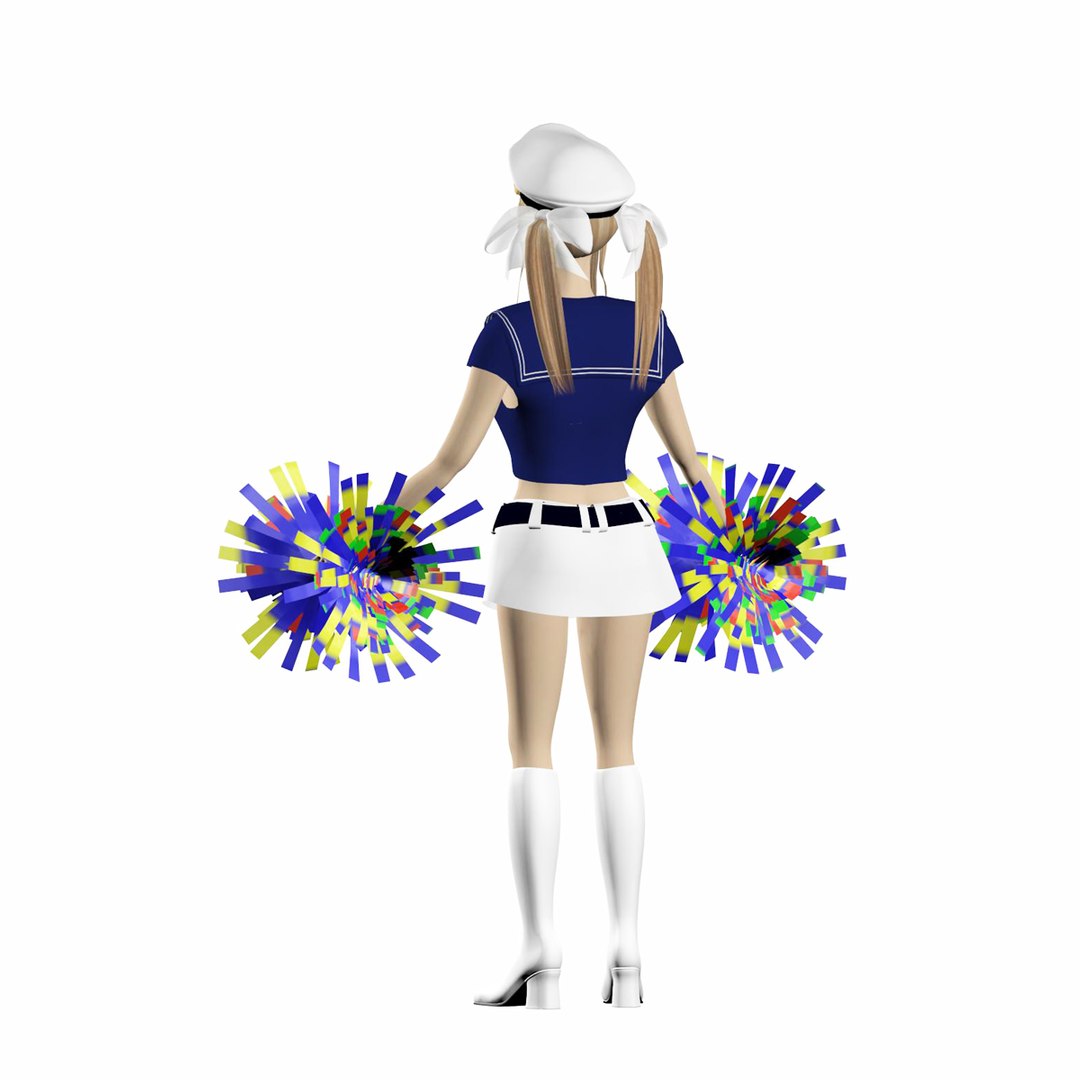 3D Style Cheerleading Girl - TurboSquid 1399724