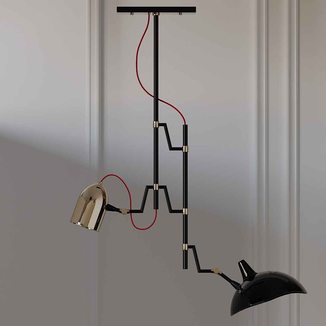Stroget suspension 3D model - TurboSquid 1558153