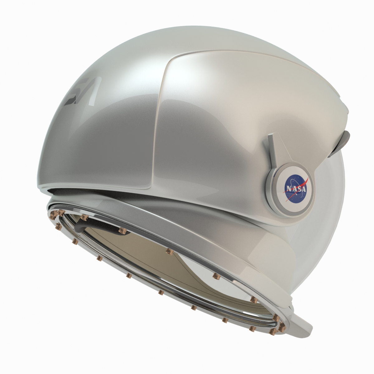 3d astronaut helmet model