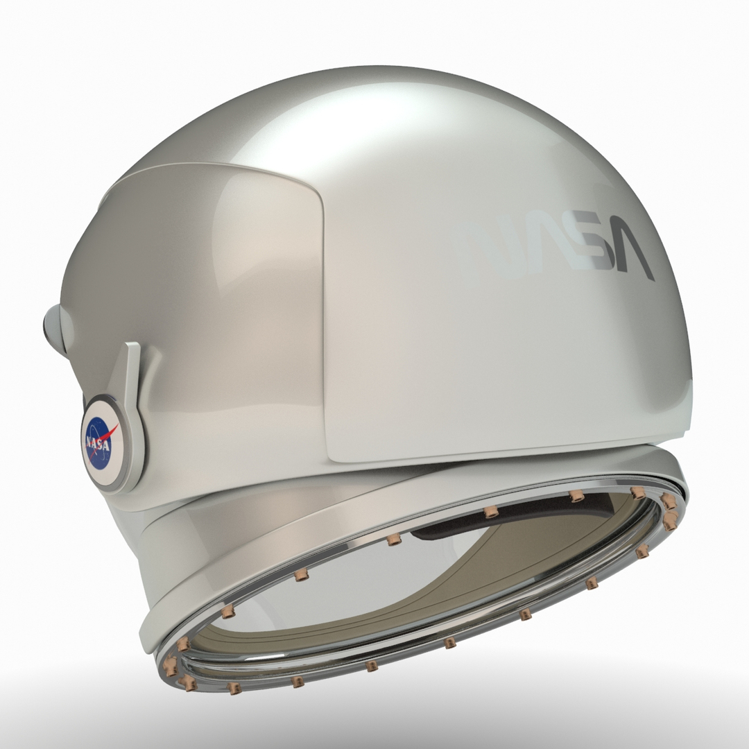 3d astronaut helmet model