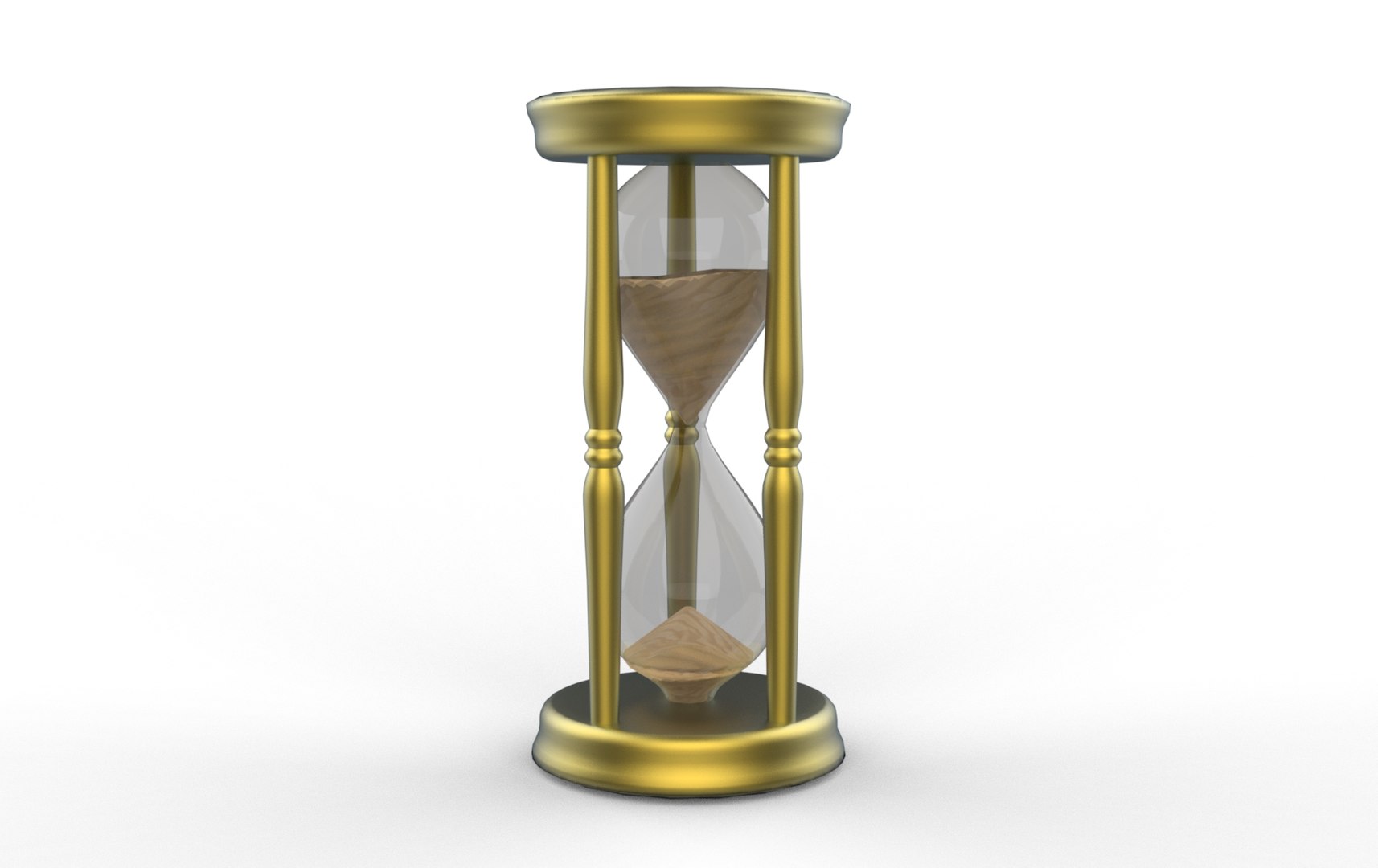 Hour Glass Low-poly 3D Model 3D Model - TurboSquid 2341286