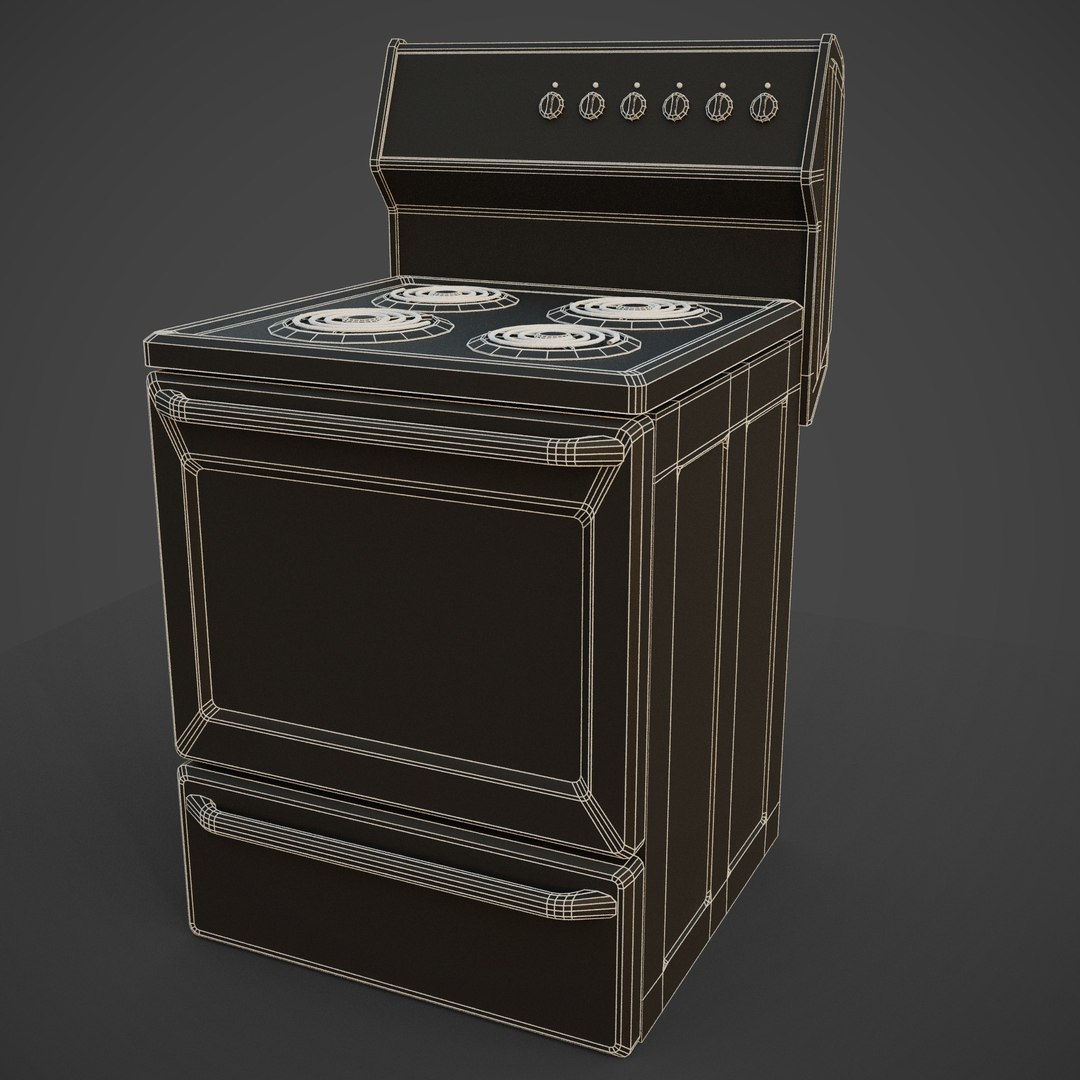Cooker 3D Model - TurboSquid 1980691
